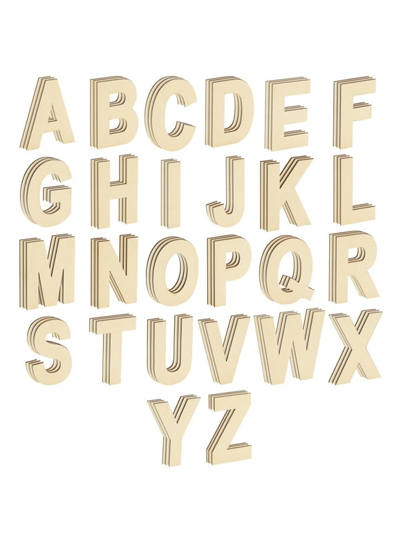 Wooden Letters & Numbers in Wood Crafting - Walmart.com