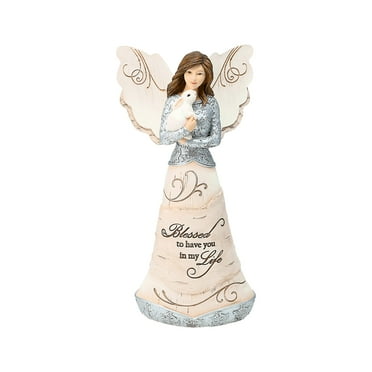 Pavilion Gift Company- 5 Inch Friendship Angels Holding Heart Figurines ...