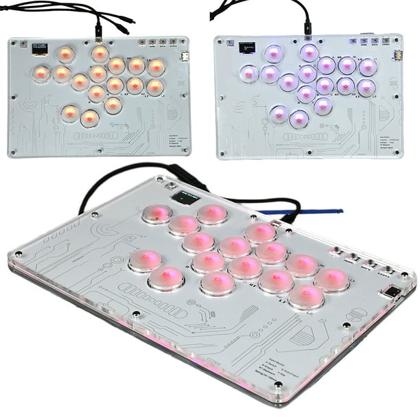 Gamerfinger Con Los Botones para Arcade Stick 16 Teclas RGB ...