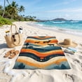 Boho towels A group of deer standing on top of a hill beaxh towel ...