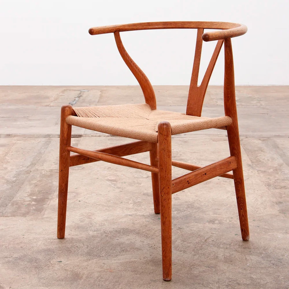 Click here for Heavenly Collection Wishbone Walnut Wood Dining Ch... prices