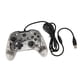 Wired Game Controller Dual Vibration RGB Transparent Shell Gamepad ...