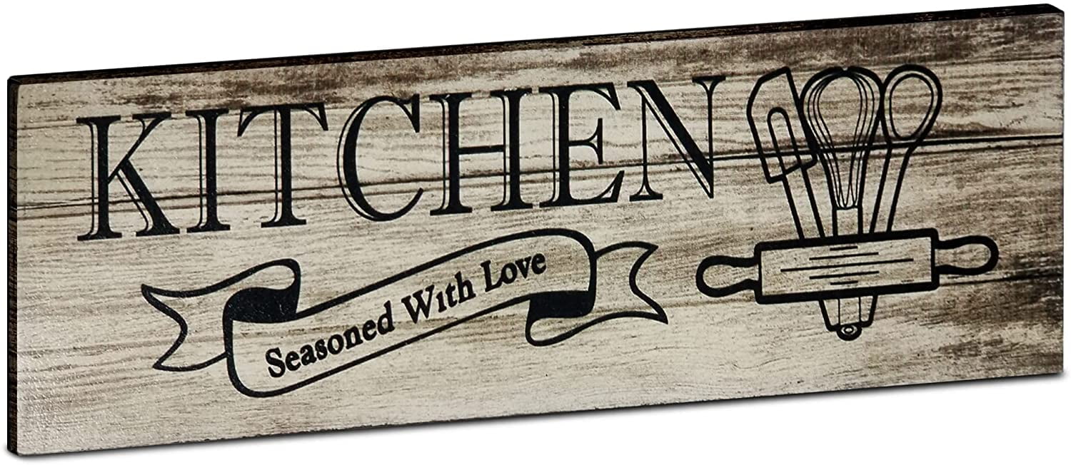 Kitchen Signs Wall Decor Farmhouse Rustic Kitchen Wall Decor Farmhouse ...