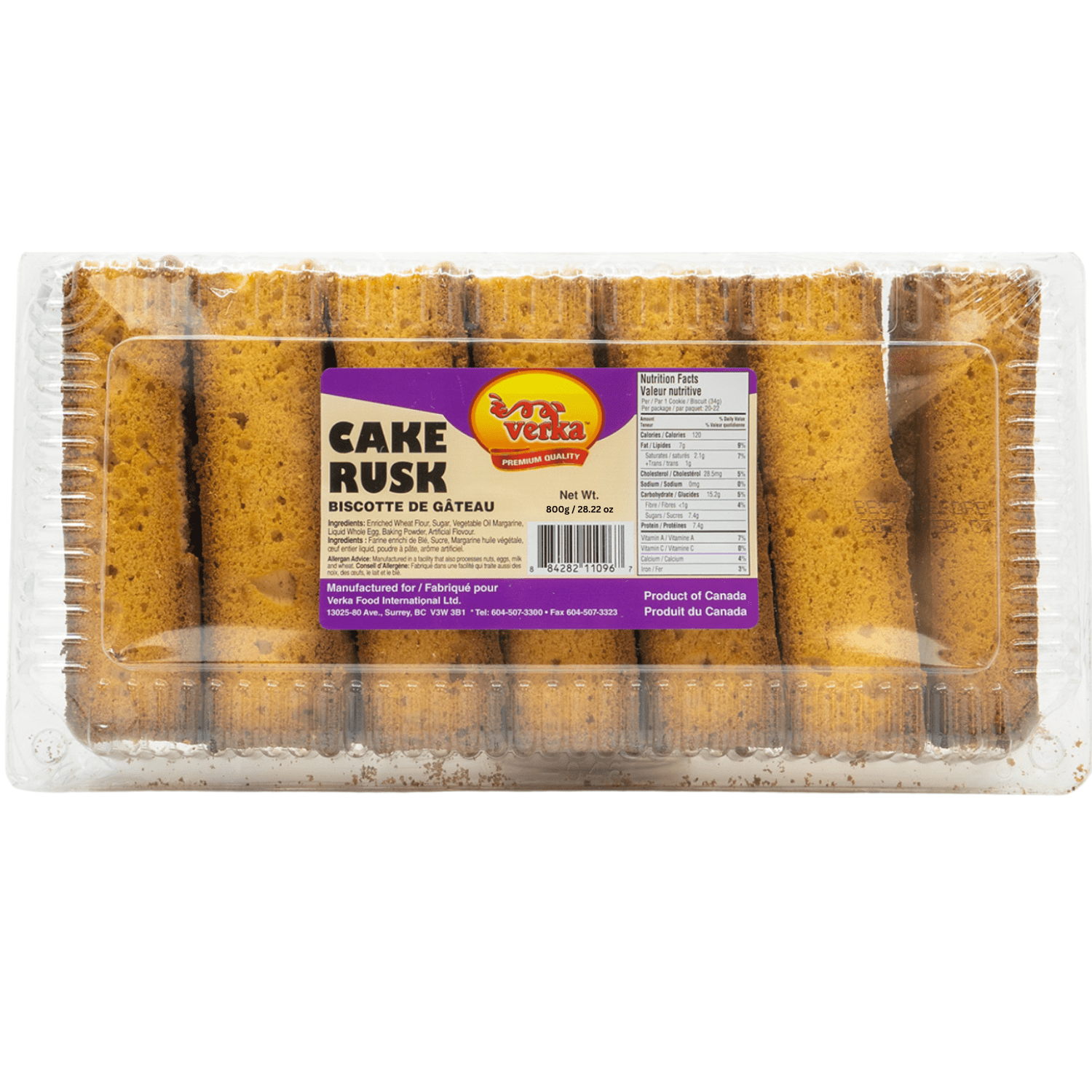 Click here for Verka Cake Rusk  800 G 800g prices