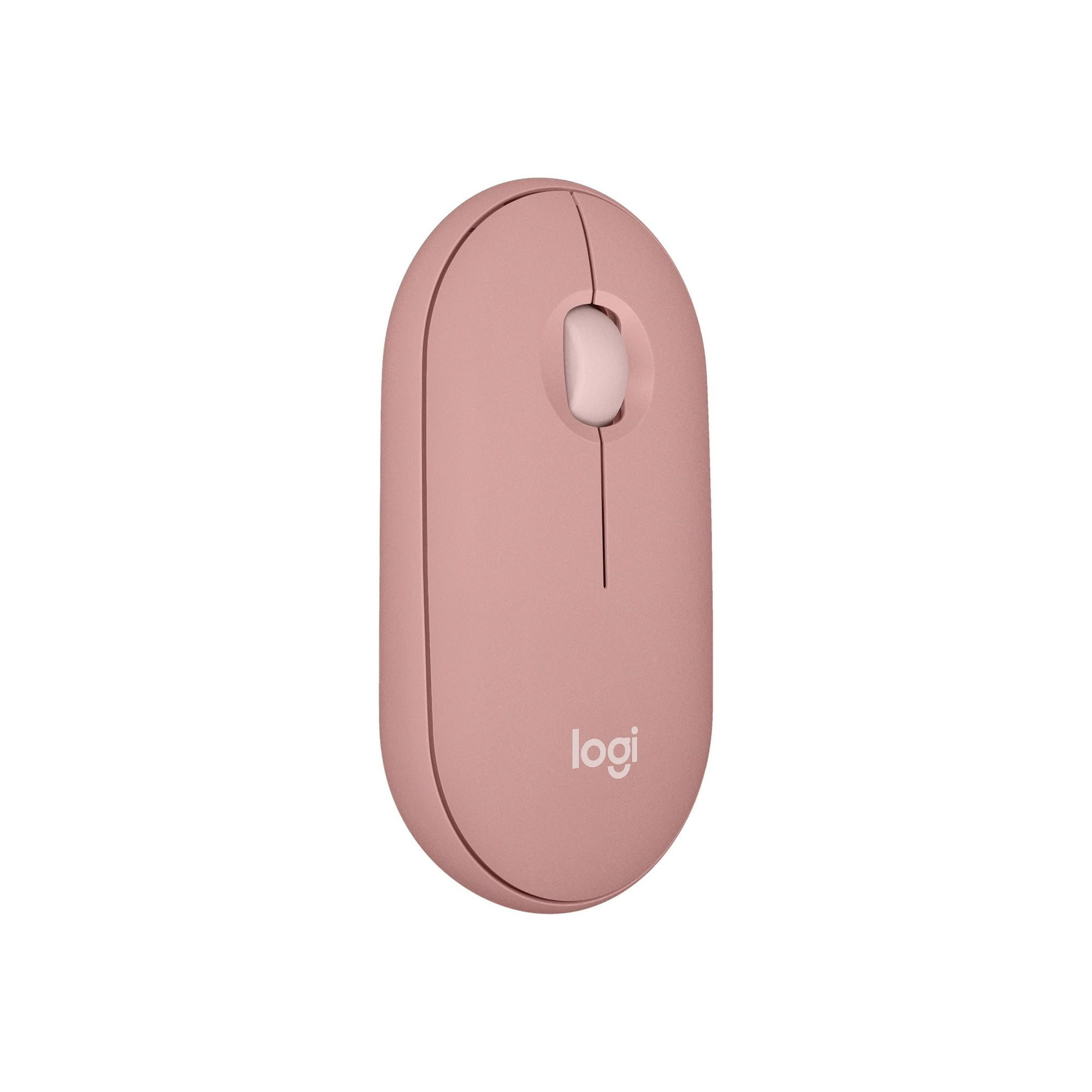 Logitech Pebble 2 M350s Mouse  Slim  compact Bluetooth® Wireless  customizable button  Multi-device pairing  Tonal Rose