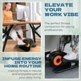 PROHIKER Under Desk Elliptical Machine, Remote Control Seated Pedal ...