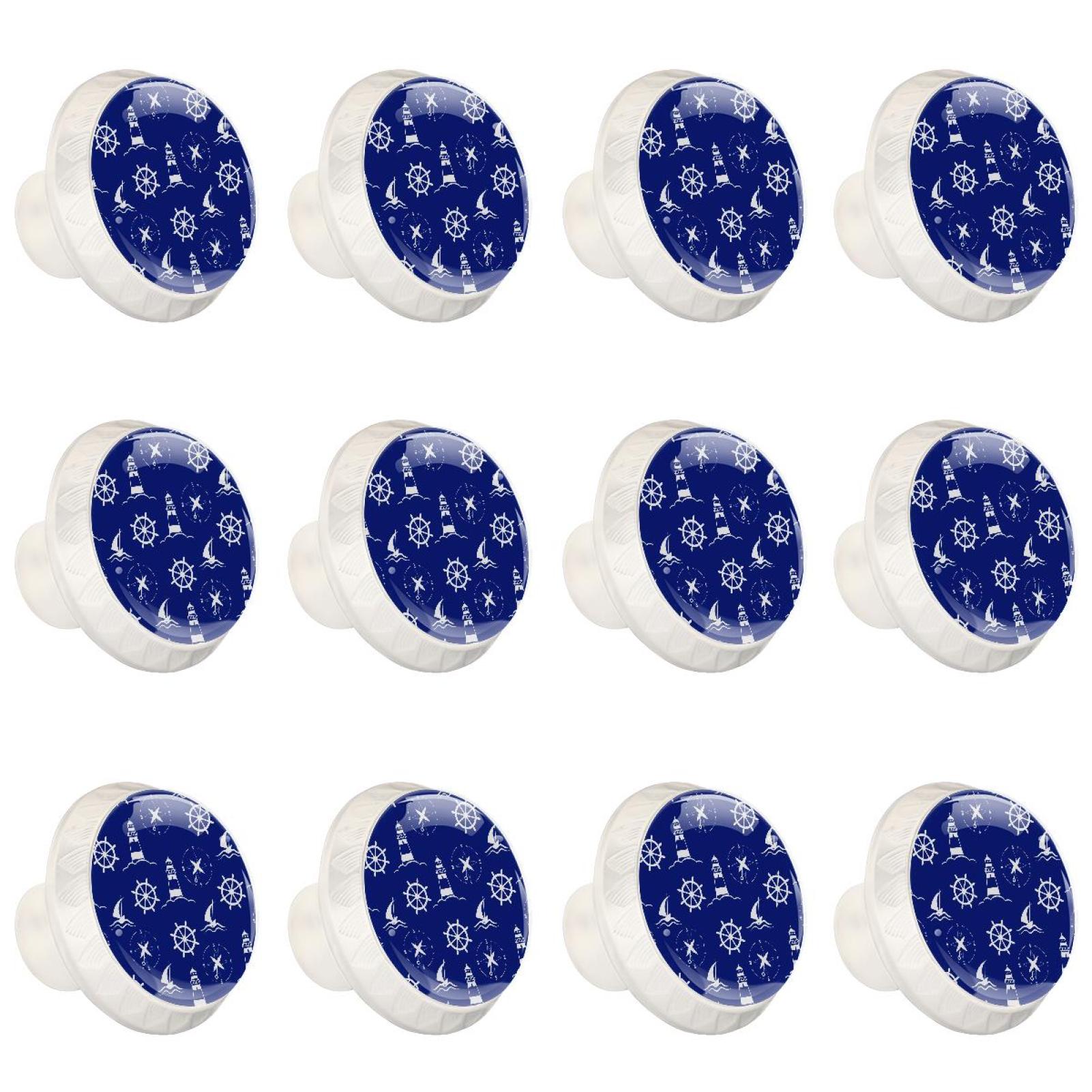 12 Pcs Sea and Nautical Knobs for Kitchen Cabinet Cupboard Dresser ...