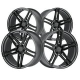 Tsw Mechanica 20X10 5X120 35Et 72.1Cb Matte Gunmetal W/ Matte Black ...
