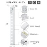 LOFTER-PRO Wireless Motion Sensor LED Light, 3 Pack, Rechargeable ...