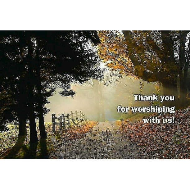 Thank You for Worshiping with Us! Postcard (Pkg of 25) - Walmart.com ... Thank You for Worshiping with Us! Postcard (Pkg of 25) - Walmart.com ...