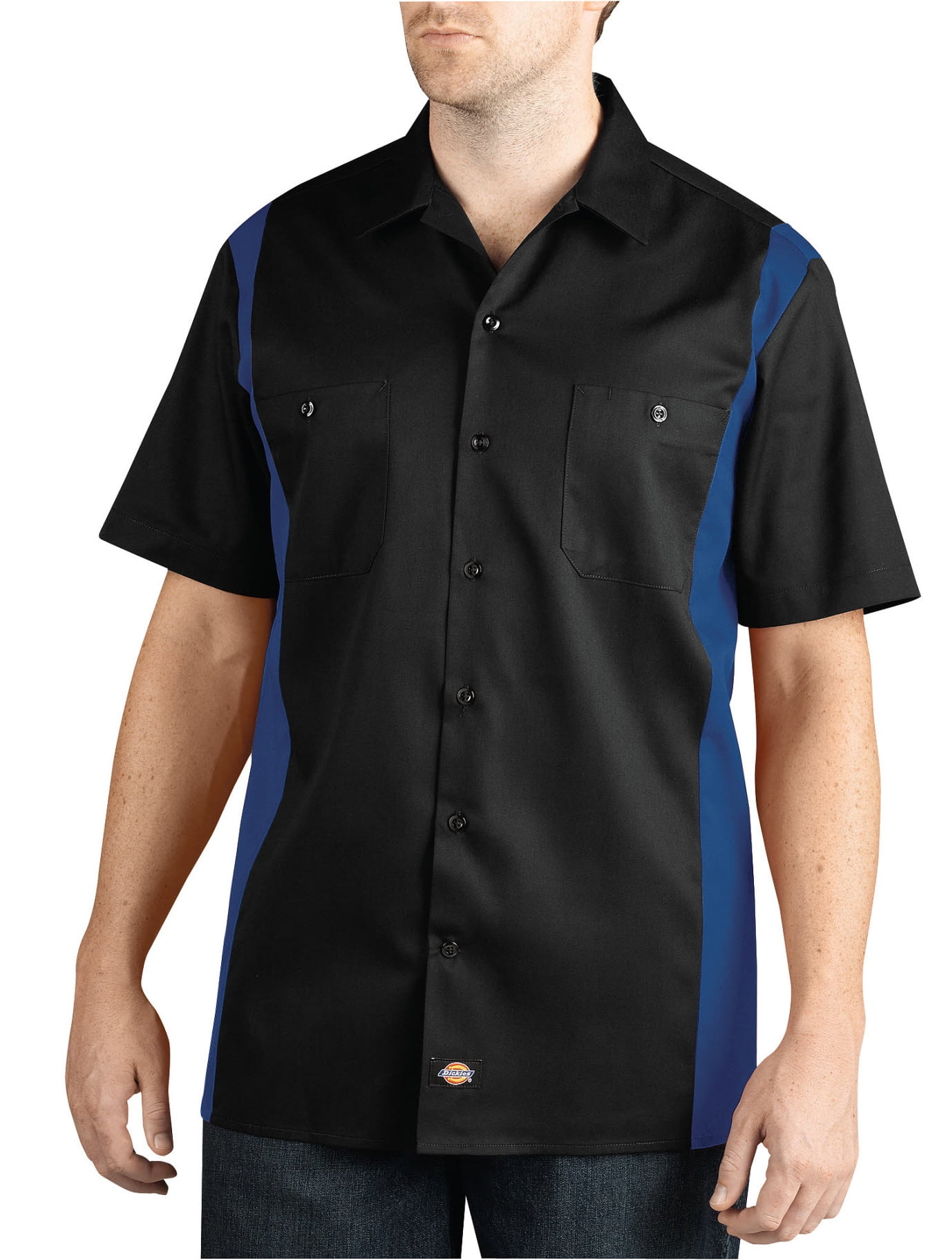 Dickies Mens Two Tone Short Sleeve Work Shirt