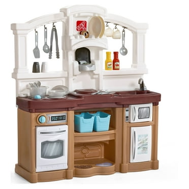 Step2 Lifestyle Custom Brown and White Kitchen includes 20 Piece ...