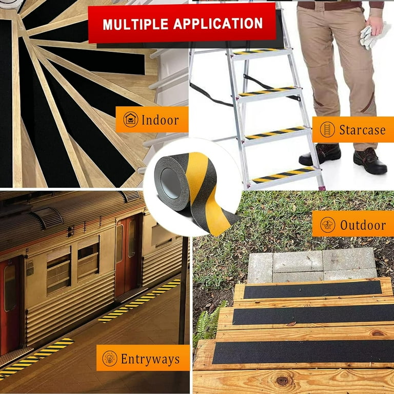 Safety Strips For Outdoor Steps 3M 6 In. X 2 Ft. Safety Walk Slip