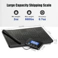 Shipping Scale, 660lbs Heavy Duty Digital Luggage Scale for Packages, 0 ...