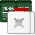 Ever Ready First Aid Vented Chest Seal Twin Pack 6.6 Inch Square ...