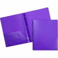 Business Source, BSN20885, 3-Hole Punched Poly Portfolios, 1 Each ...
