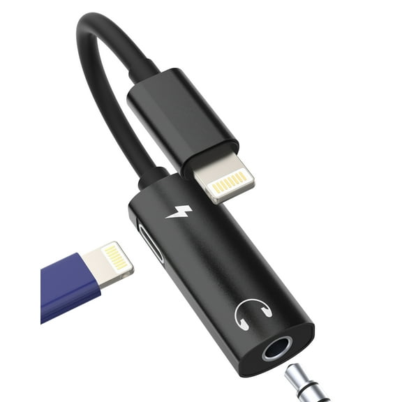 [Apple MFi Certified] 2 Pack Lightning to 3.5mm Aux Audio Adapter ...