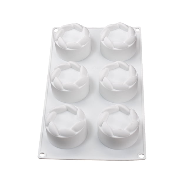 6 Lace cylinder French mousse mold DIY chocolate soap baking cake ...