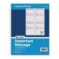 Adams Carbonless Telephone Message Pad, Spiral Bound, 8.5 x 11 Inches ...