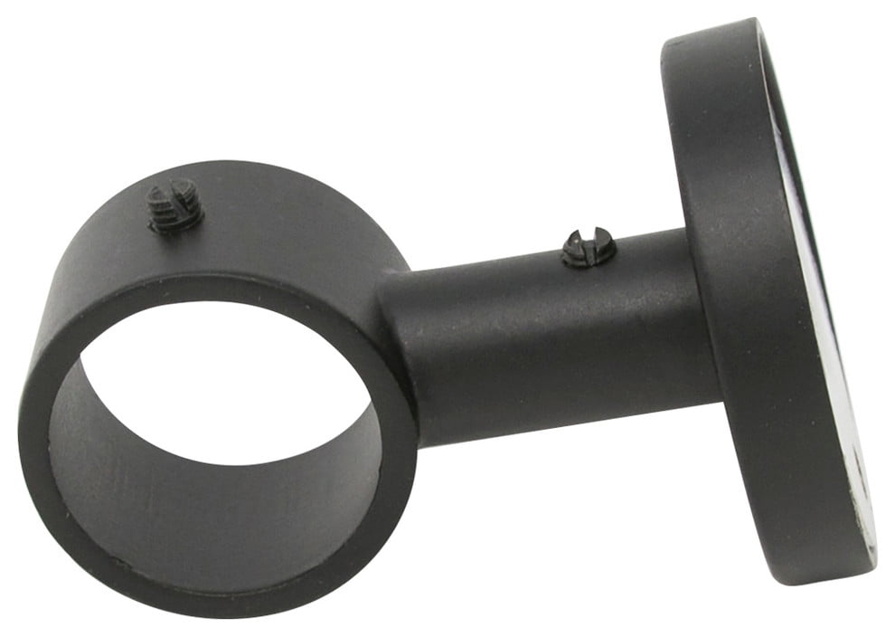Urbanest Rod Ceiling-Wall Brackets, Fits 1 1/8" Rod, Black - Walmart.com