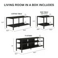 Mainstays Living Room in a Box, 4-Piece Set with Reversible Tops ...