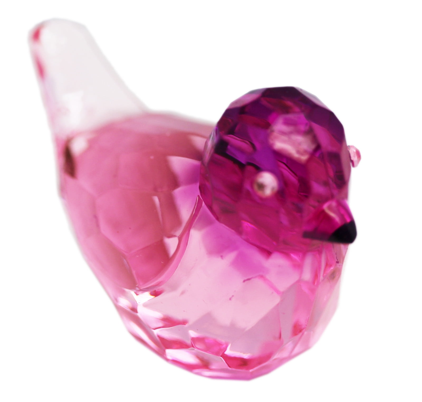 Two Toned Itty Bitty Dark and Light Pink Bird Figure - By Ganz ...