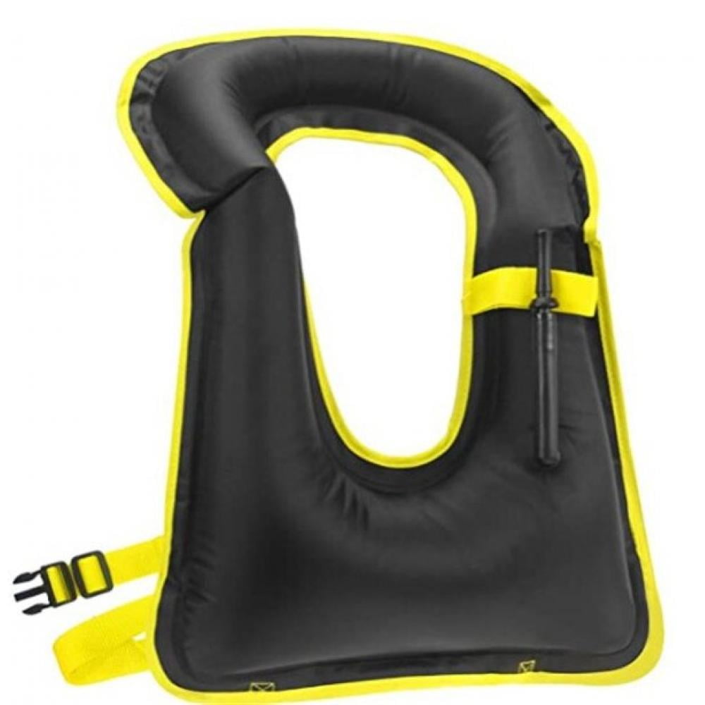 Swim Vest For Adults Buoyancy Aid Jackets Portable Inflatable Snorkel ...