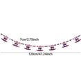 4th Of July Patriotic Hat Garland Flag Beads Independence Day Red White ...