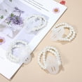 6 Pcs Corsage Wristlet Bands Elastic Plastic Beads Wrist Corsage ...