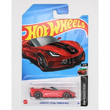 Hot Wheels Corvette C7 Z06 Convertible (Red) 2023 HW Roadsters - Walmart.com