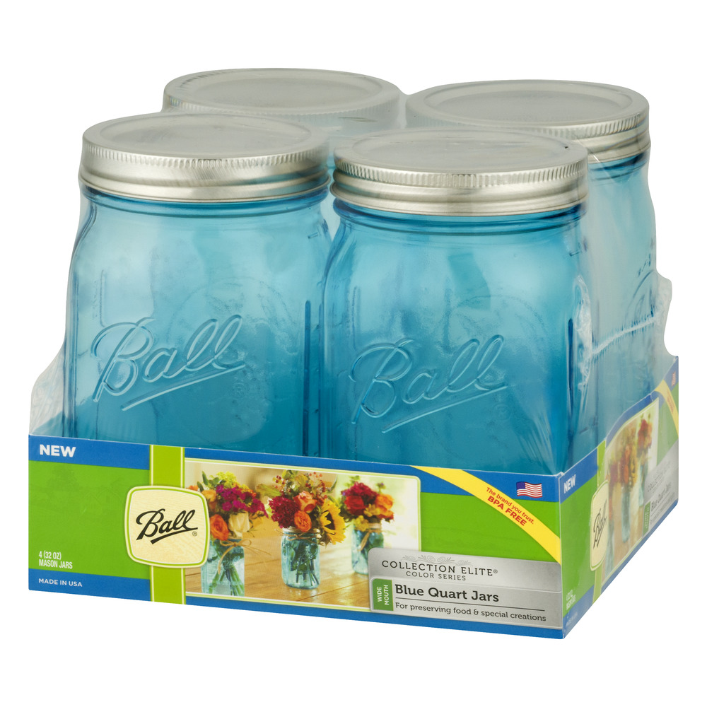 Jarden Home Brands 1440069024 QT Blue Mason Jar | Walmart Canada