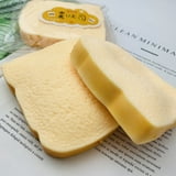 Bottone Soft Realistic Artificial Toast Bread TPR Simulation Toast Toy ...
