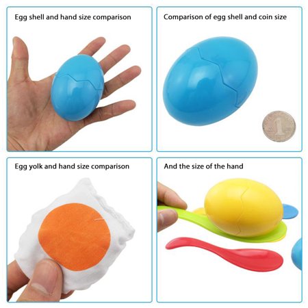 Eggs and Spoon Race Game Toy Sport Party Favors Set for Kids Outdoor ...