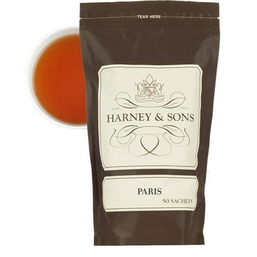 Harney & Sons Paris Tea Sachets, 20 Ct, 4 Pack for Breakroom - Walmart ...