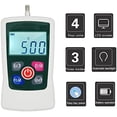 Digital Force Gauge 500N/ 50kg/ 110Lb/ 1760oz Portable Push Pull Force ...