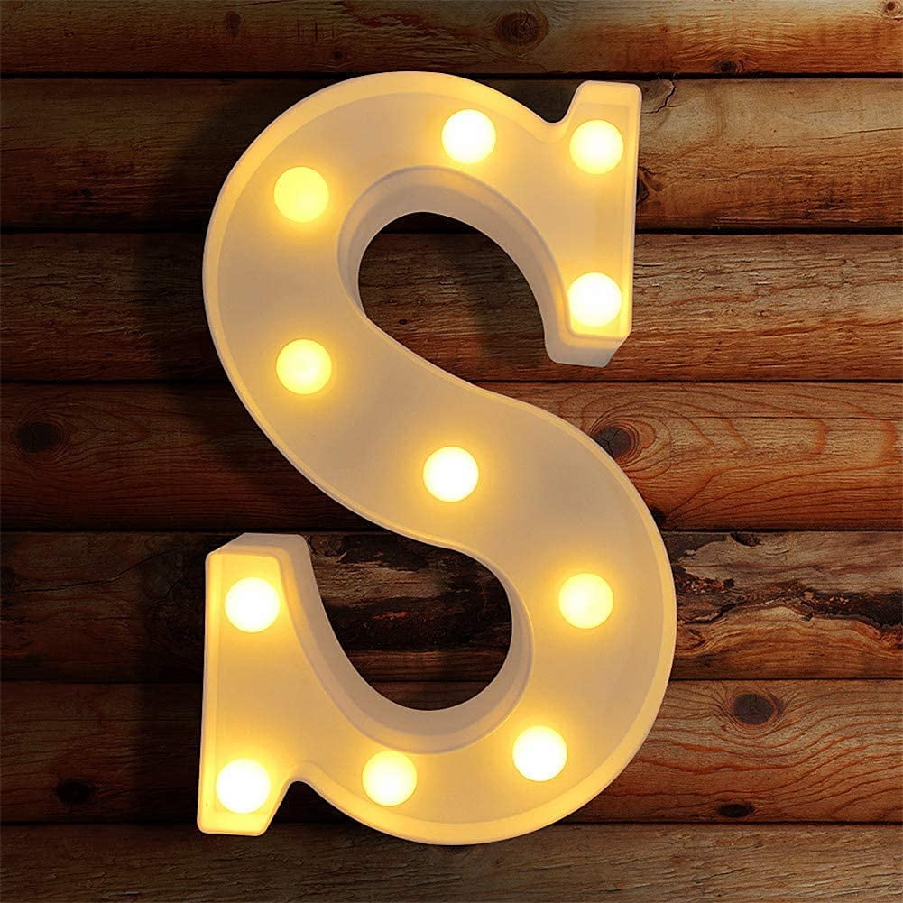 LINLIN LED Letter Lights, Alphabet Marquee Letters Sign LED Marquee ...