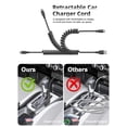 Car cable 2 pack curly to fast charging cable suitable for 17/16/15 ...