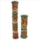 Design Toscano Aloha Hawaii Tiki Sculpture: Set of two - Walmart.com