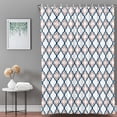 Bathroom Shower Curtain Abstract Retro Medieval Geometric Waterproof ...