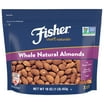 Fisher Chef's Naturals Whole Natural Almonds, 6 oz - Walmart.com