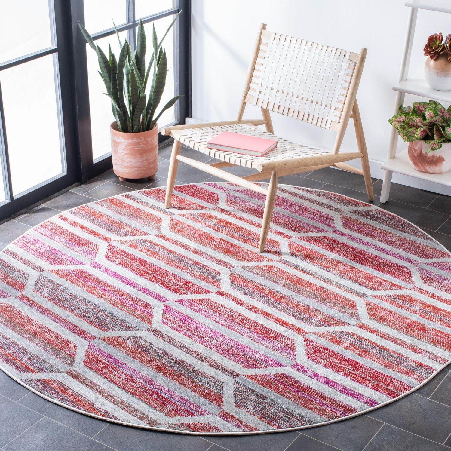 Click here for Safavieh Montage Eamon Abstract Outdoor Area Rug 6... prices