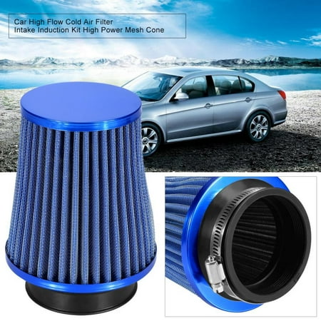 WALFRONT Air Filter Intake Induction Filter Car High Flow Cold Air ...