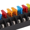 BIMZUC 12 Way Blade Fuse Block Multifunctional Circuit Box Holder with ...