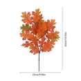 2pcs Artificial Maple Leaf Bouquet, Fake Fall Leaves Stems for ...