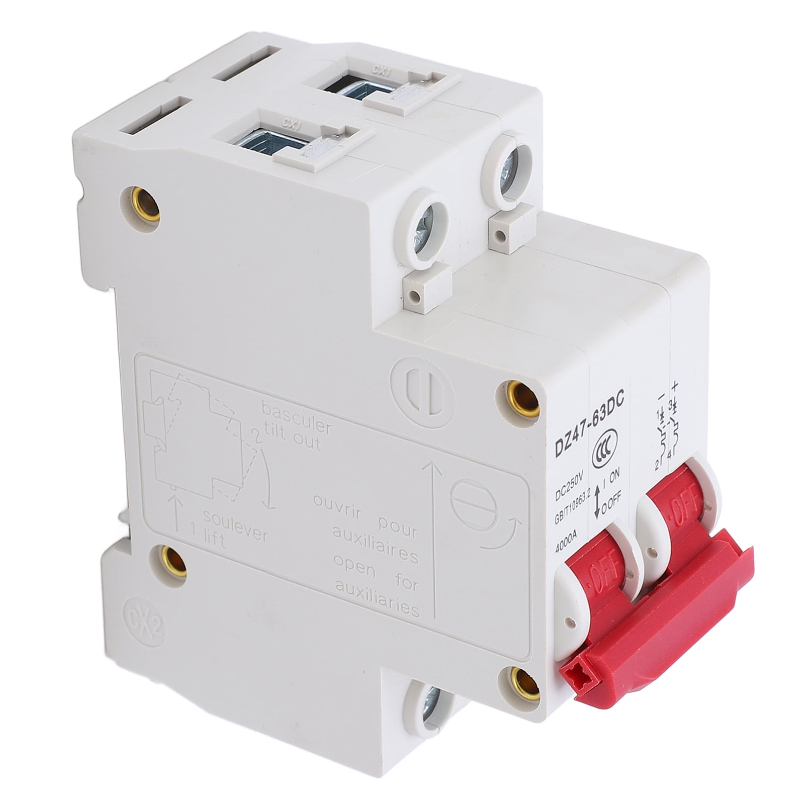 Disyuntor, disyuntor 2P Disyuntor eléctrico fotovoltaico Interruptor ...