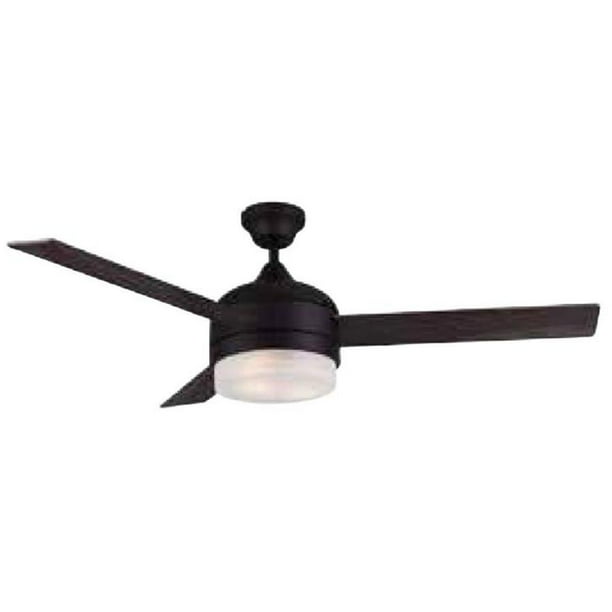 Medora 48" Ceiling Fan with Light and Remote - Reversible Blades, Matte ...