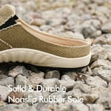 Slack Men's Slip on Slippers with Durable Nonslip Rubber Sole for ...