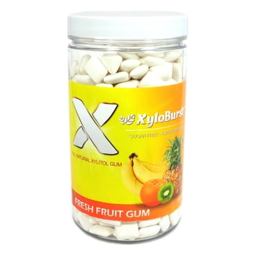 XyloBurst Xylitol Green Tea Chewing Gum 500 Count Jar - Walmart.com