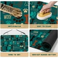 Dog Food Mats for Floors Waterproof, Dog Cat Water Bowl Mats Pet ...