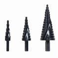 Vigor - 6/8/10Mm Shank Hss Step Drill Bit Set Large Cone Titanium Bit ...
